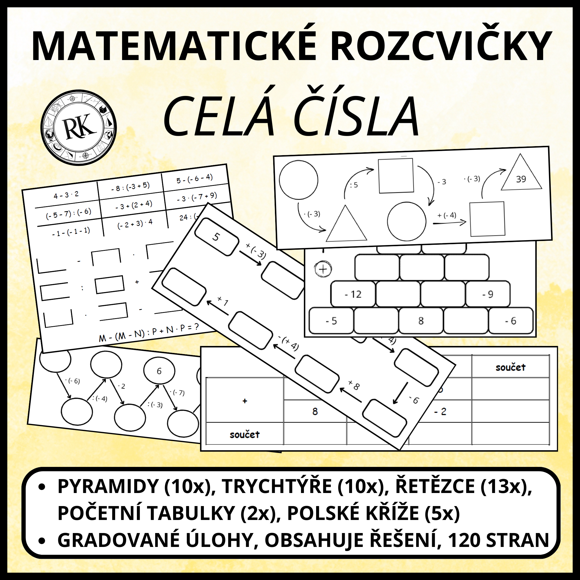Celá čísla - Rozcvičky - Matematika | UčiteléUčitelům.cz